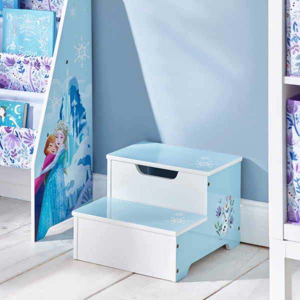 Disney Frozen Wonder Step Stool for Kids | Wooden Double Step Stool for Toddlers | Wayfair.co.uk
